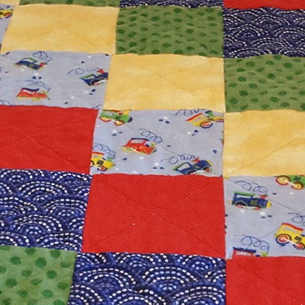 Primary Colors Quilt - Etsy