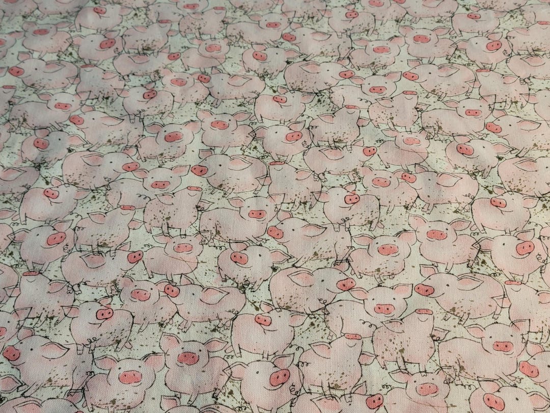 Pink Pig Baby Blanket, Dimple Dot Minky & Cotton - Etsy