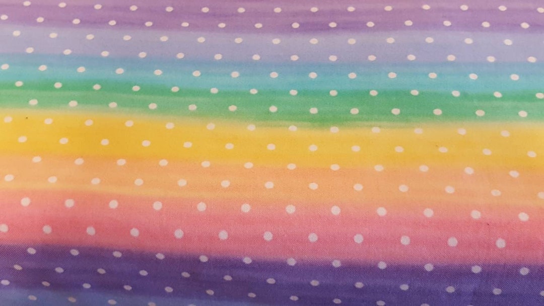 Pastel Rainbow Dots Baby Blanket-unisex Baby Blanket-cotton Baby ...