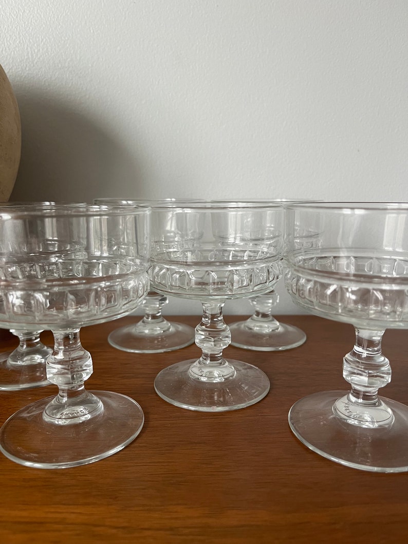 Set of 6 Luminarc France Fizzio Coupe Champagne Glasses - Etsy