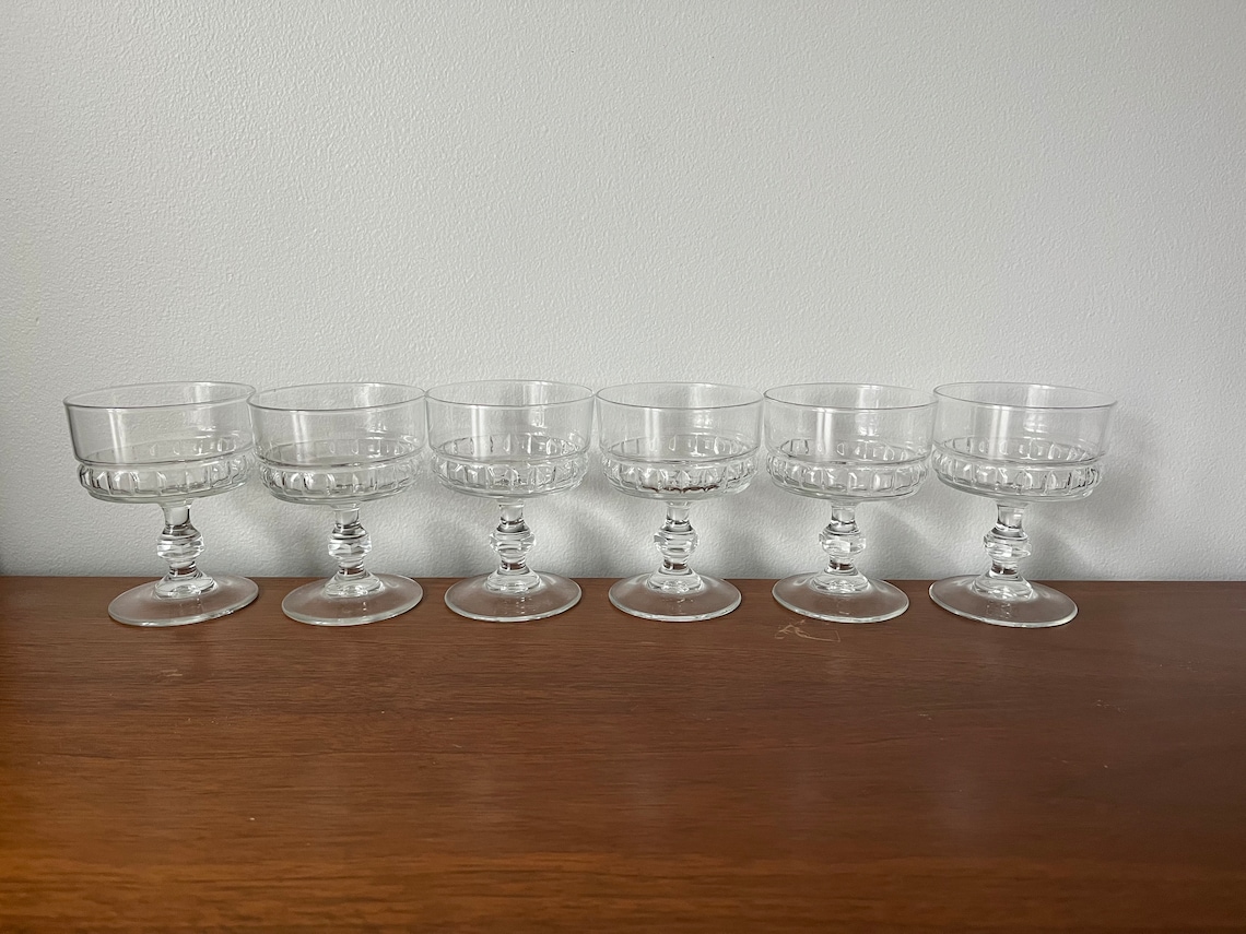 Set of 6 Luminarc France Fizzio Coupe Champagne Glasses - Etsy