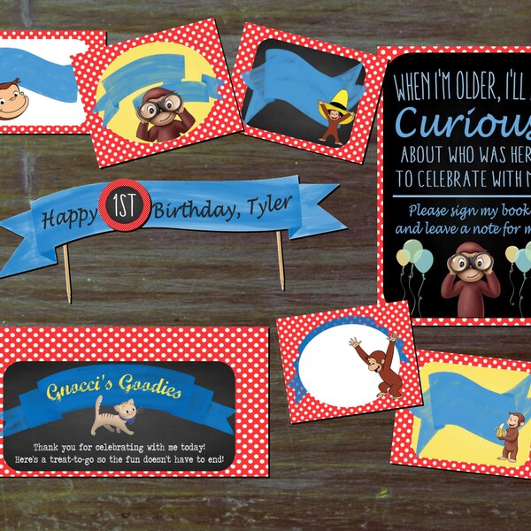 Curious George Decor - Etsy