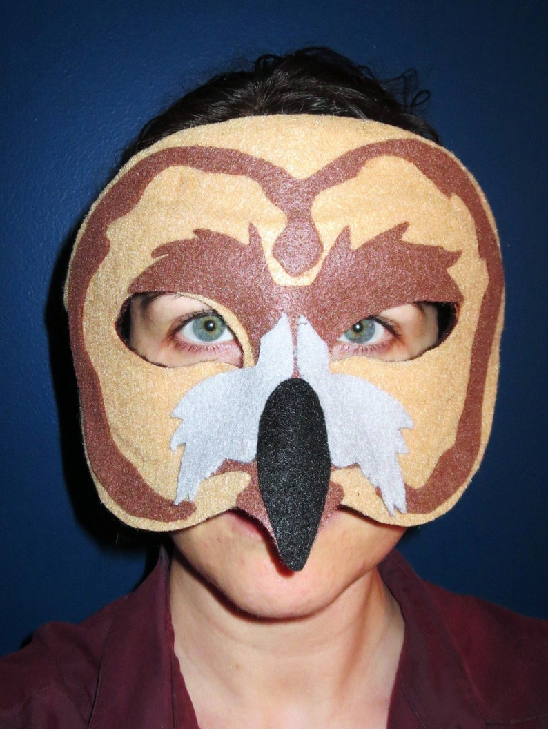 Felt Owl Mask (digital File) | Cosplay Pattern | Create Your Own ...