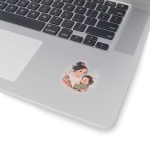 Mom and Child Sticker - Best Mom Ever Design, Perfect for Mothers Day ...