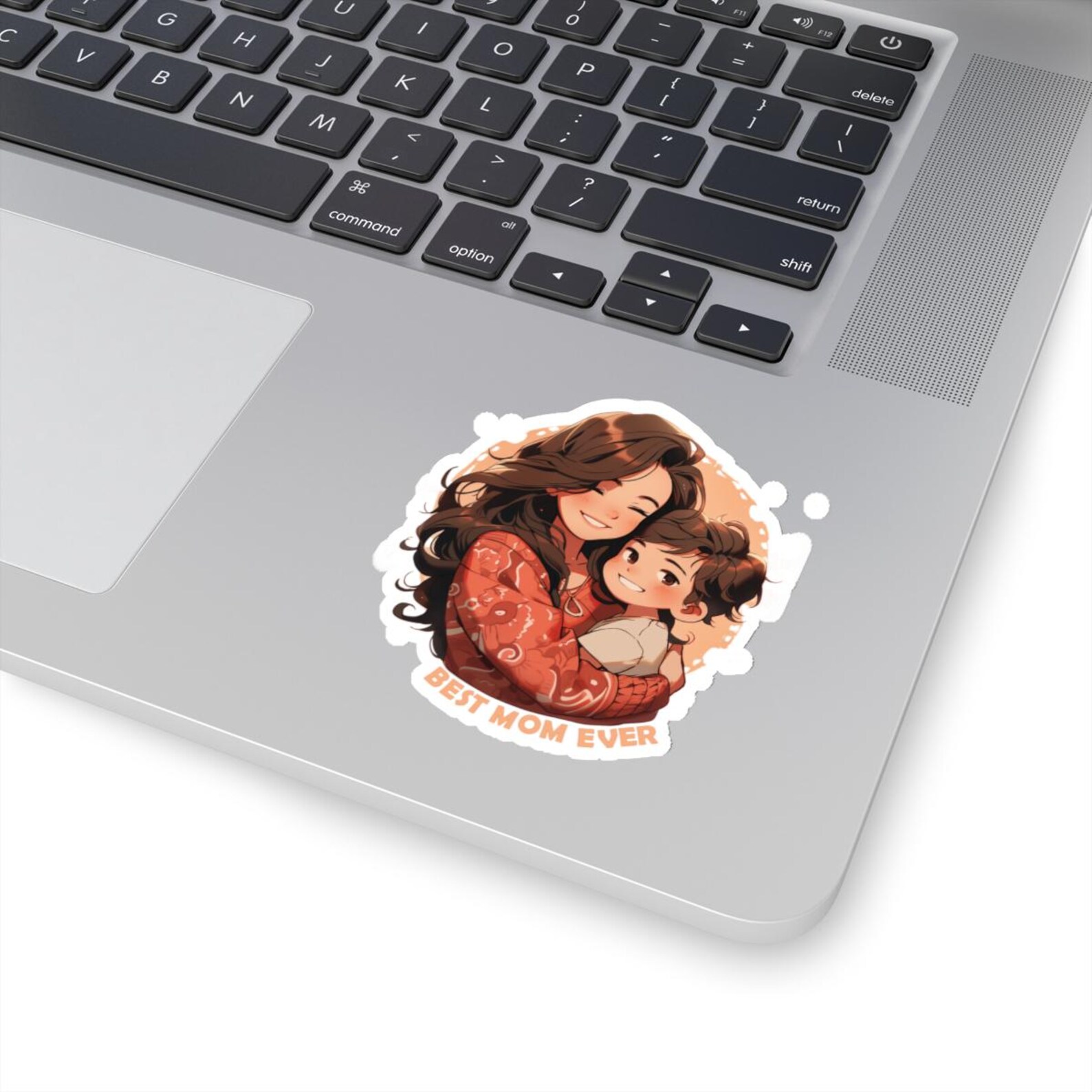 Mom and Son Sticker Heartwarming best Mom Ever Design Perfect for ...