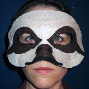 Felt Sloth Mask digital File Cosplay Pattern Create Your Own Therian ...