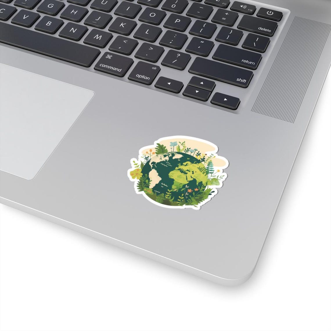 Earth Day Sticker: Vibrant Floral Planet, Eco-friendly Vinyl - Etsy