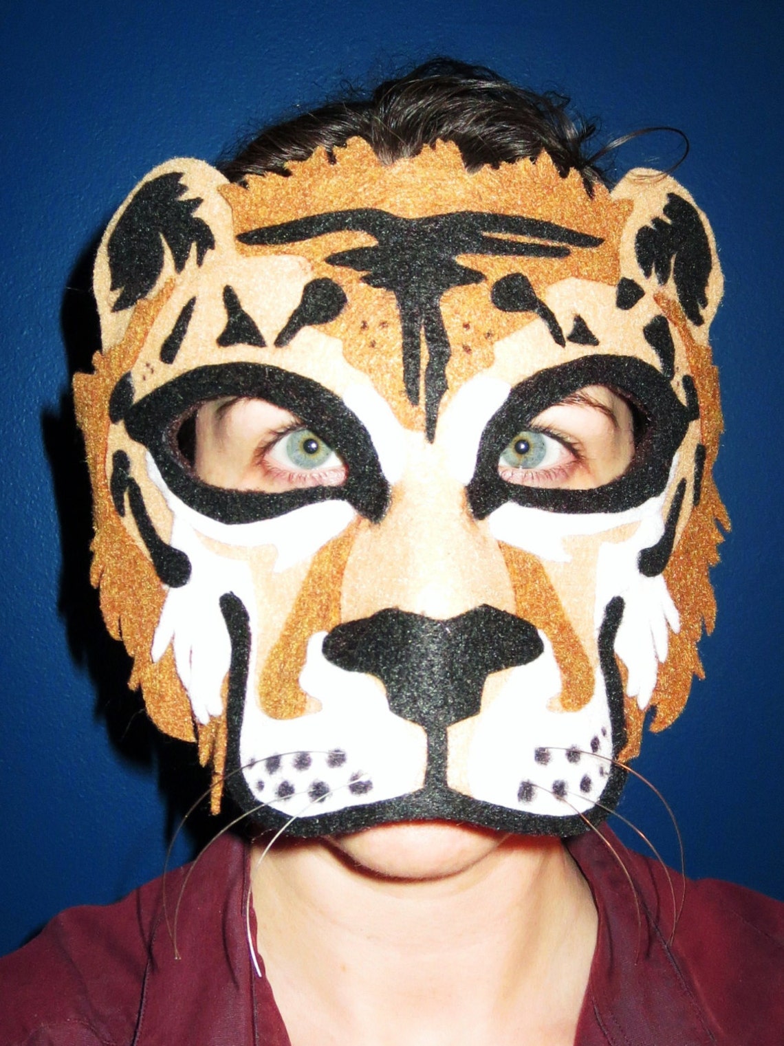Felt Liger Mask digital File Cosplay Pattern Create Your Own Therian ...