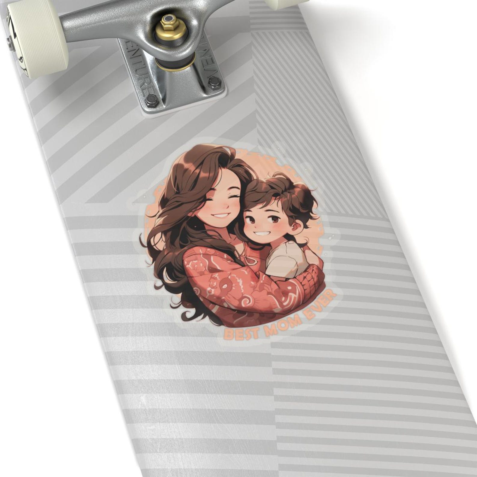Mom and Son Sticker Heartwarming best Mom Ever Design Perfect for ...
