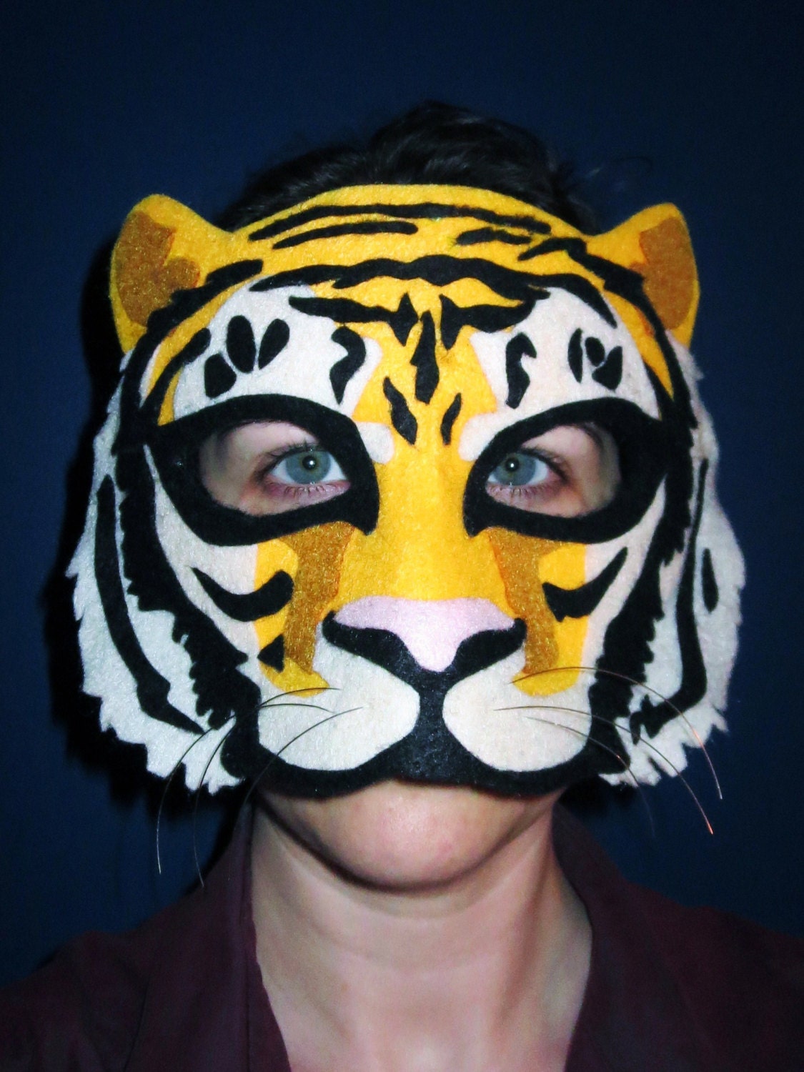 Felt Tiger Mask (digital File) | Cosplay Pattern | Create Your Own ...