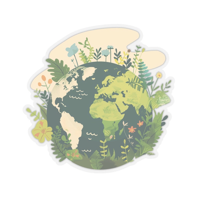 Earth Stickers printify - Etsy