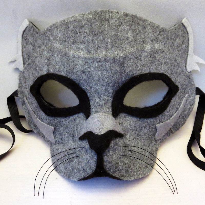Black Panther Face Mask - Etsy