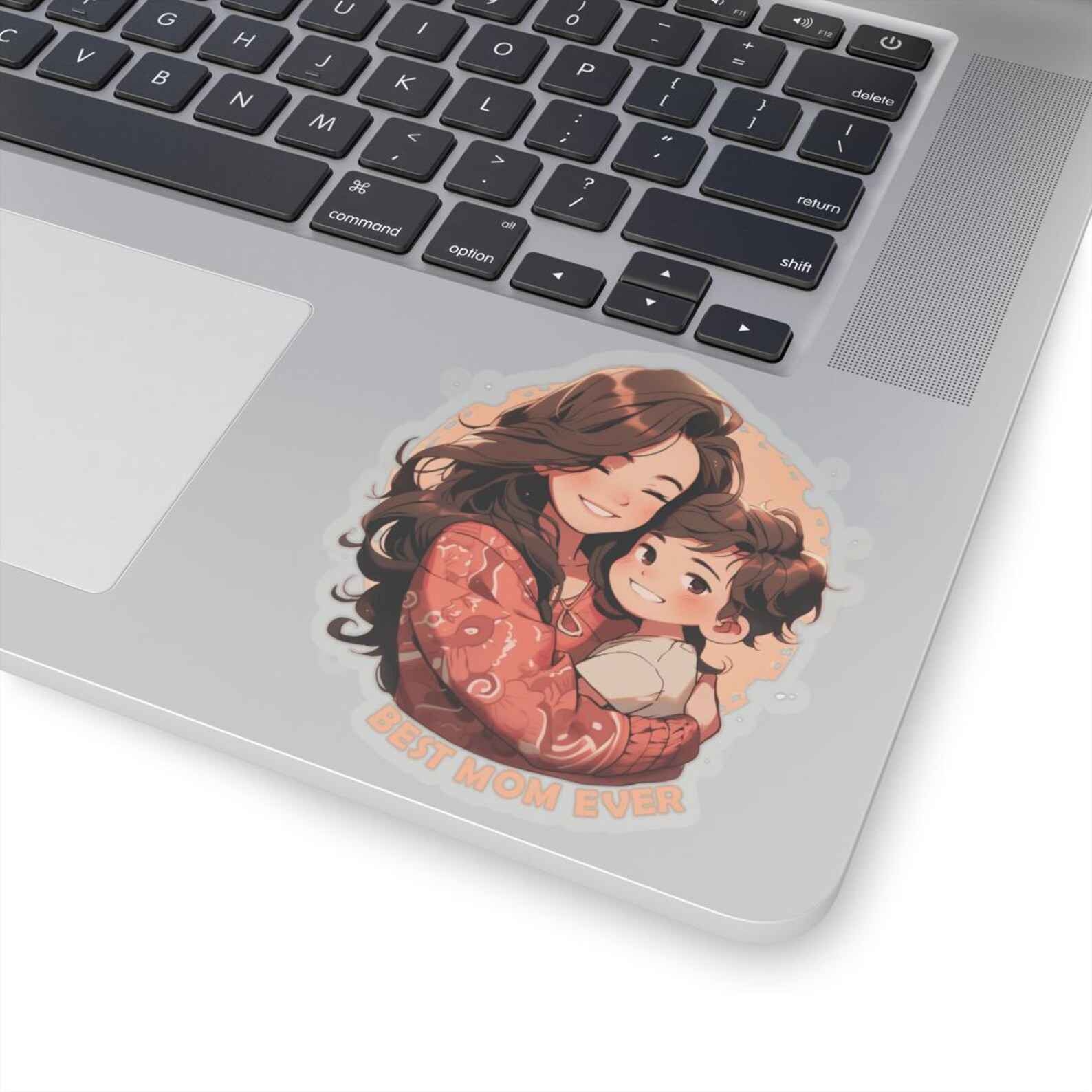 Mom and Son Sticker Heartwarming best Mom Ever Design Perfect for ...