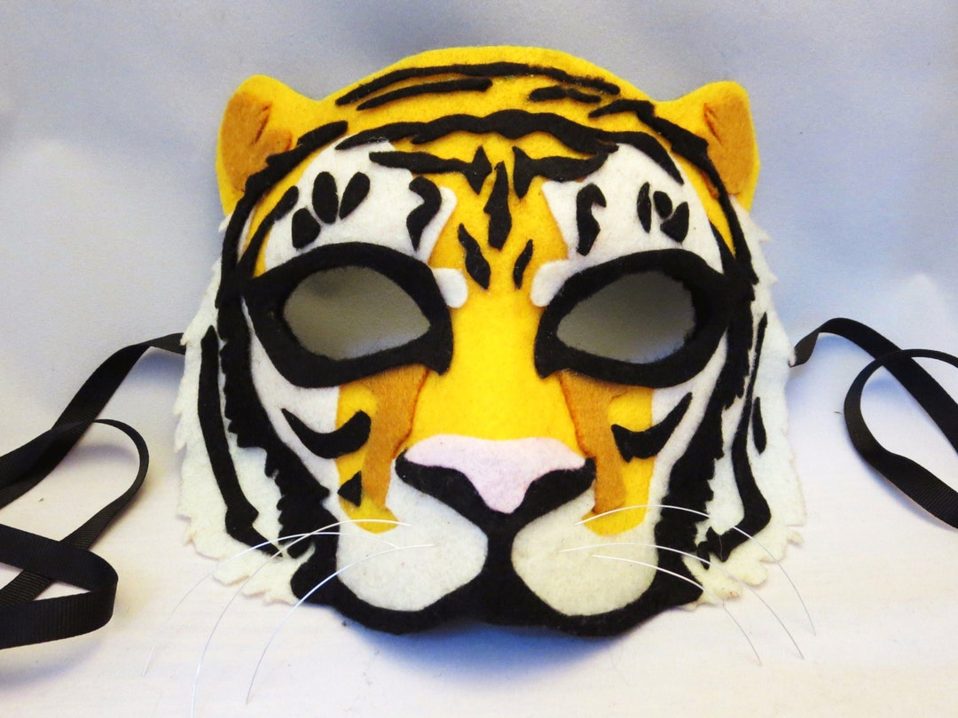 Felt Tiger Mask (digital File) | Cosplay Pattern | Create Your Own ...