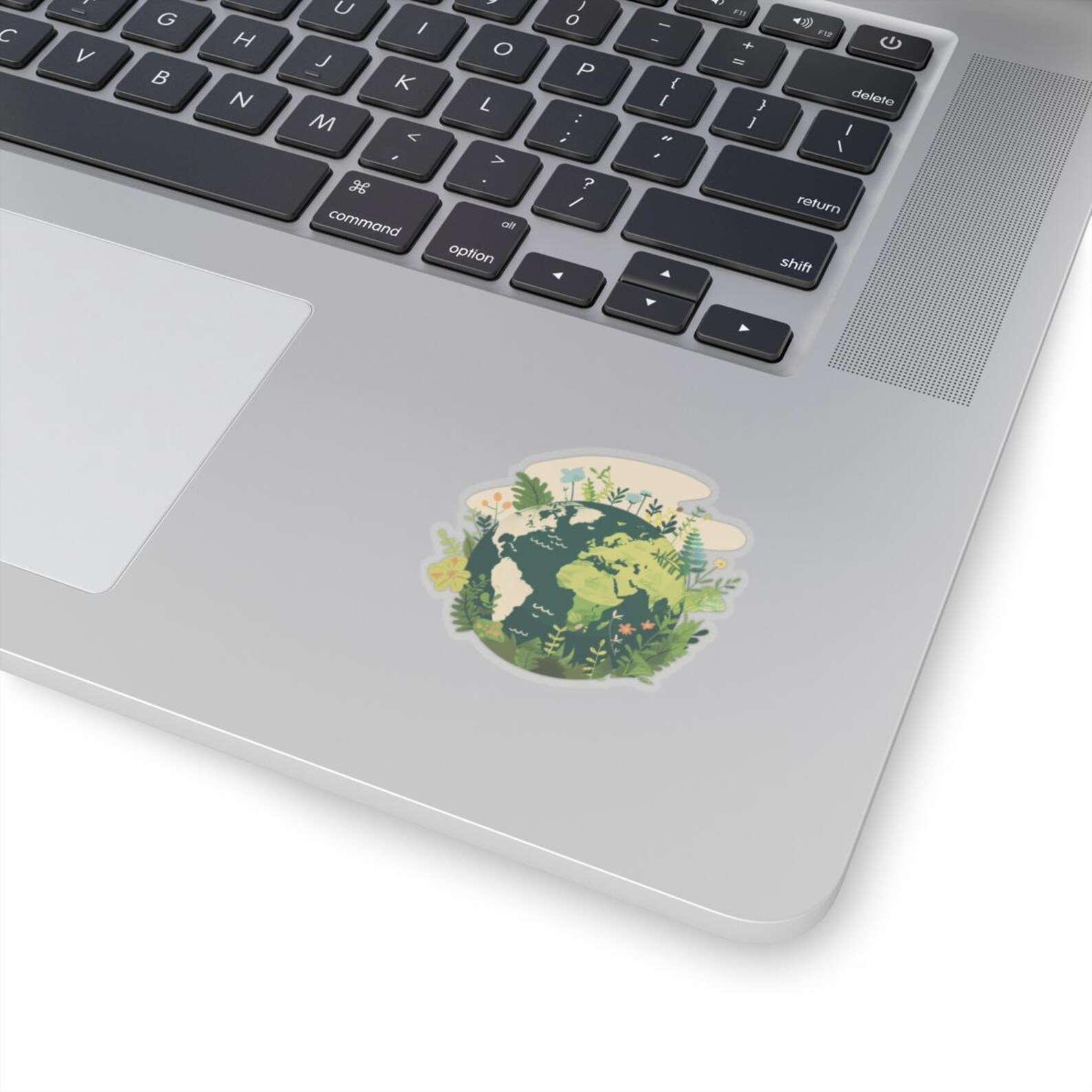 Earth Day Sticker: Vibrant Floral Planet, Eco-friendly Vinyl - Etsy