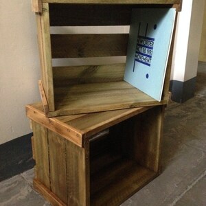 Vinyl Record/lp Stackable Wooden Crate for Great Looking Storage and ...
