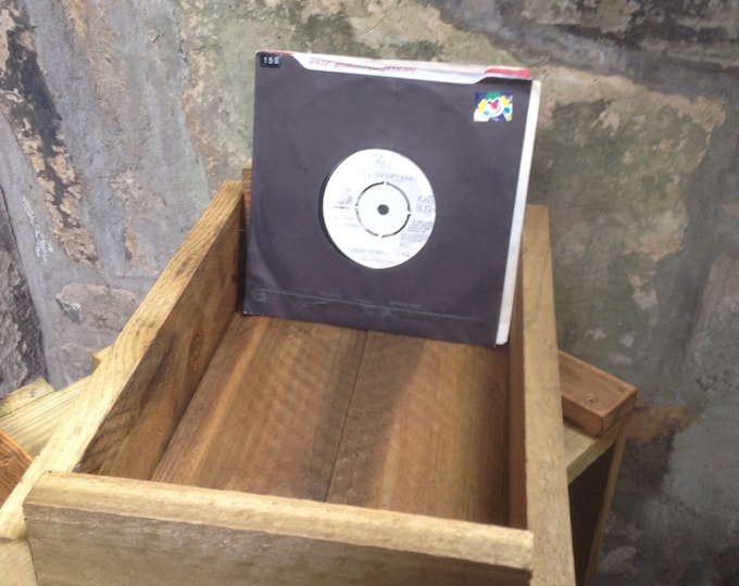 7-inch Record Storage Crate - Etsy UK