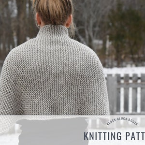 KITTRICK Blanket Wrap Knitting PATTERN | Knit Shawl | Easy Wrap ...