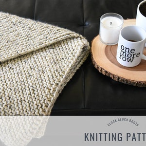 MARLOWE Blanket Wrap Knitting PATTERN | Knit Shawl | Easy Wrap | Chunky ...