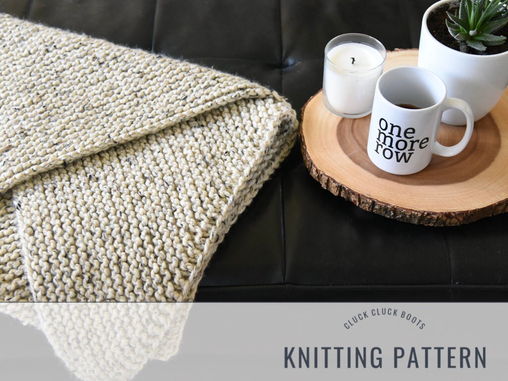MARLOWE Blanket Wrap Knitting PATTERN | Knit Shawl | Easy Wrap | Chunky ...
