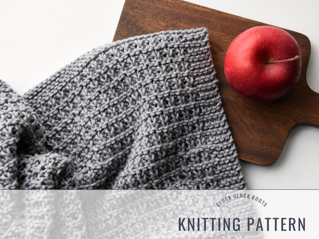 SUMMER GRILLE Dish Towel Knitting PATTERN | Kitchen Pattern | Home ...