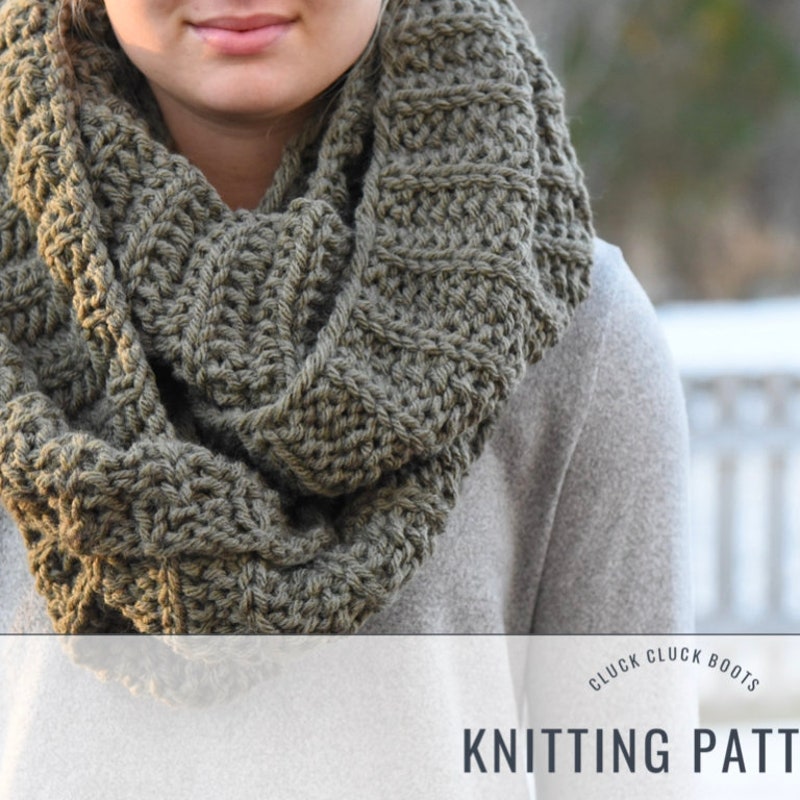 Chunky Knit Infinity - Etsy