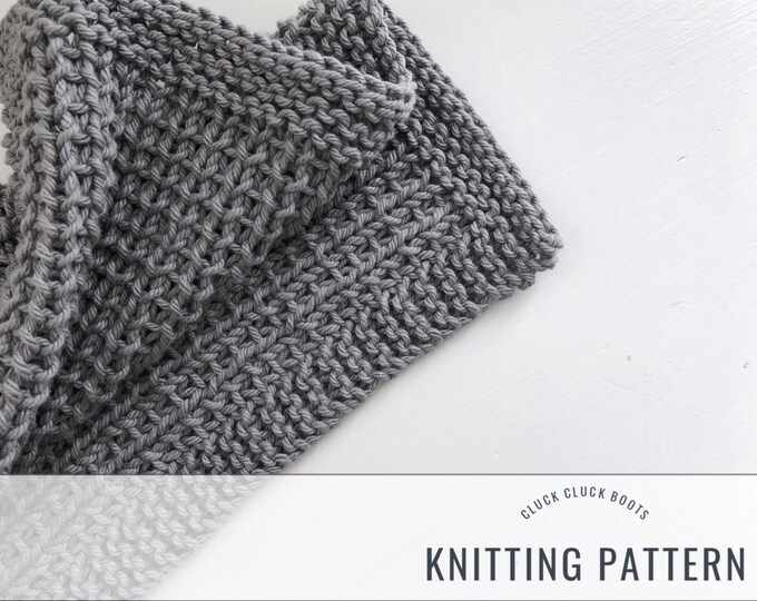 LYLA Scarf Knitting PATTERN Tapered Scarf Spring Scarf - Etsy