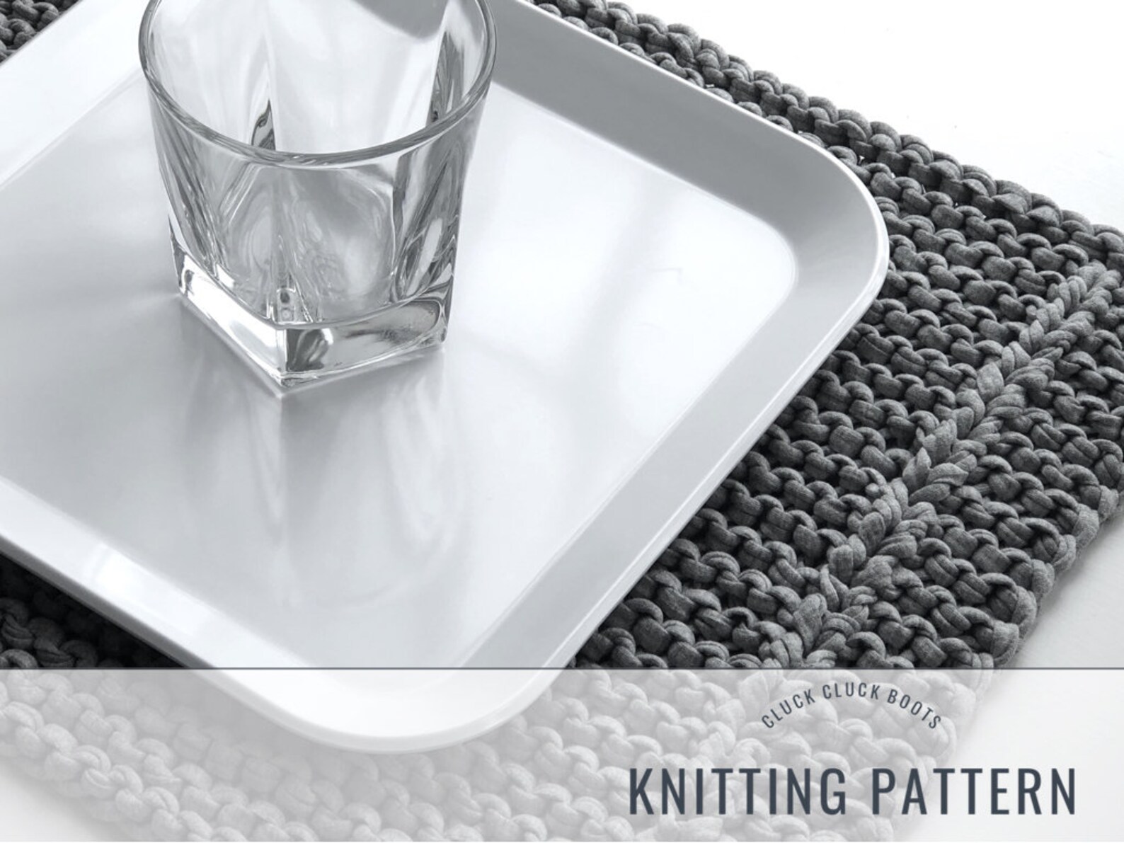 COTTAGE Placemats Knitting PATTERN | Square + Rectangle Placemats ...