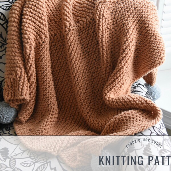Knit Lap Blanket - Etsy