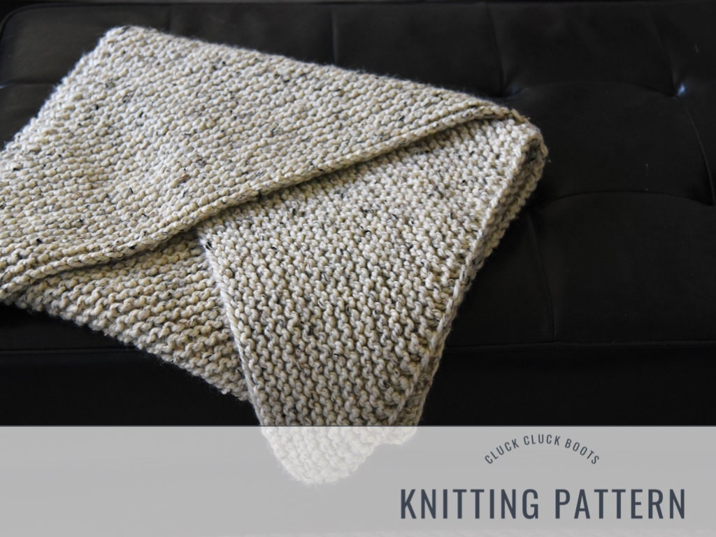 MARLOWE Blanket Wrap Knitting PATTERN | Knit Shawl | Easy Wrap | Chunky ...