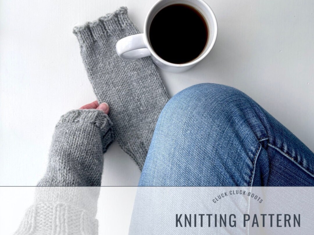 CARIBOU Wrist Warmers Knitting PATTERN | Arm Warmers Pattern | Quick ...