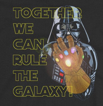 Darth Vader Wears the Infinity Gauntlet Children's - Etsy