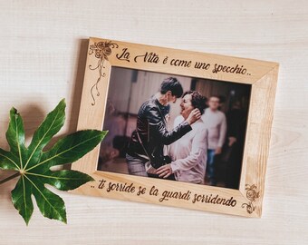 Best Friend Gift Frame Photo Frame With Dedication Custom | Etsy