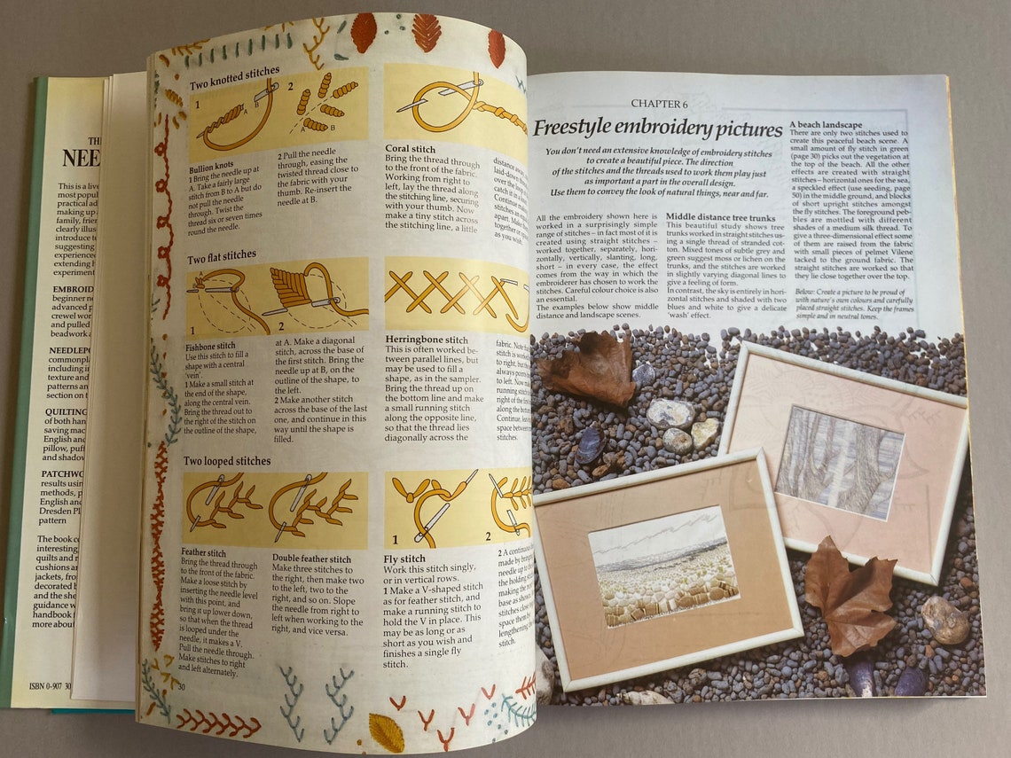 Needlecraft Book by Caroline Ollard, 1988 Printing Vintage - Etsy