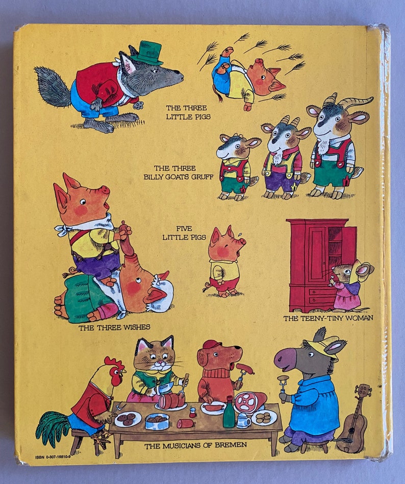 Richard Scarry's Animal Nursery Tales Golden Book - Etsy