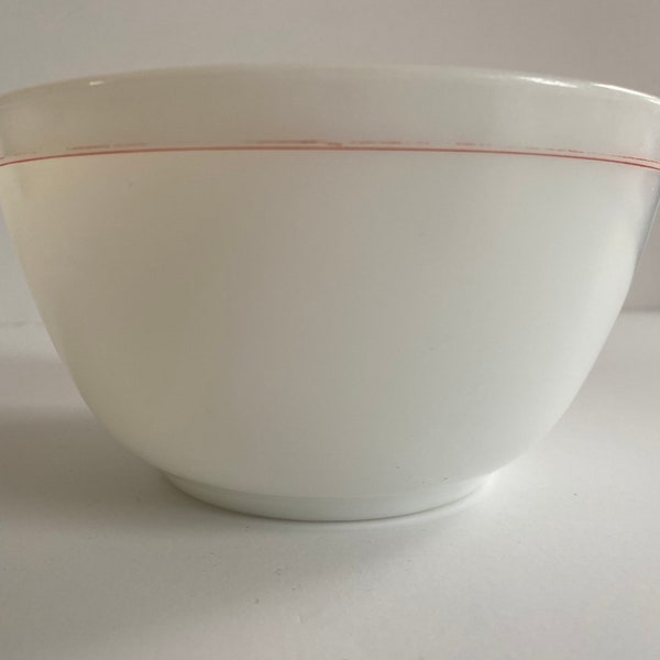 Red Pyrex 402 Bowl - Etsy