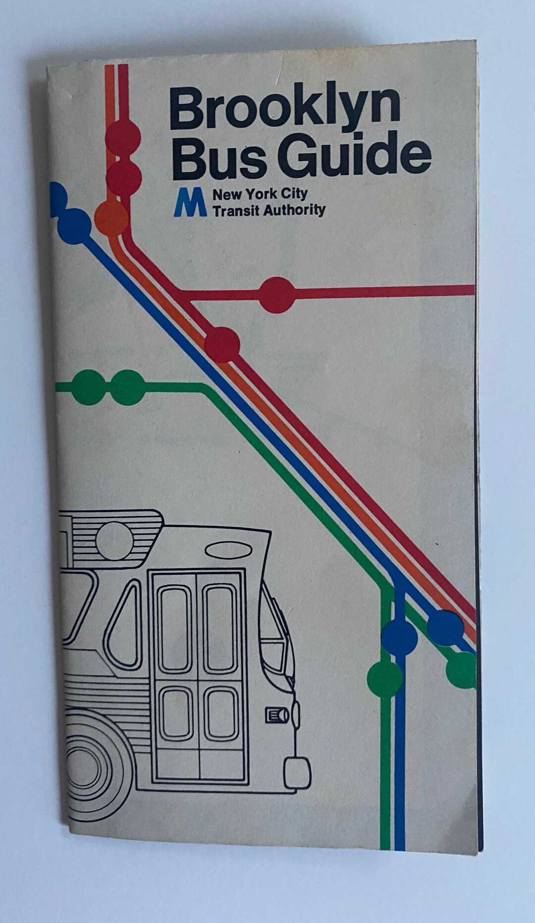 BROOKLYN Bus Guide Map New York City Transit Authority Copyright 1974 ...