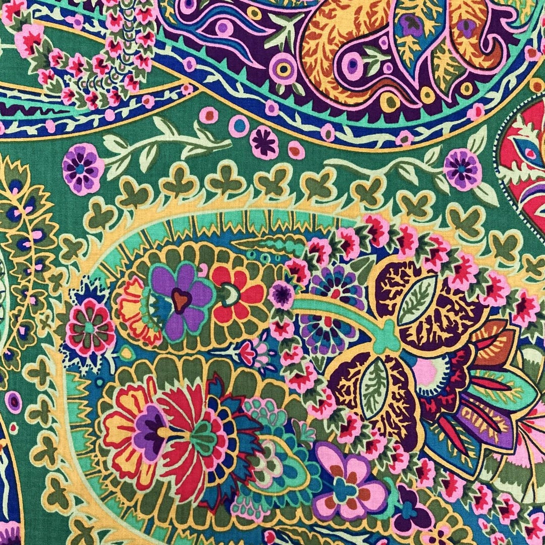 Kaffe Fassett Paisley Jungle Rowan Westminster Fibers Retired/oop Fabric - Etsy
