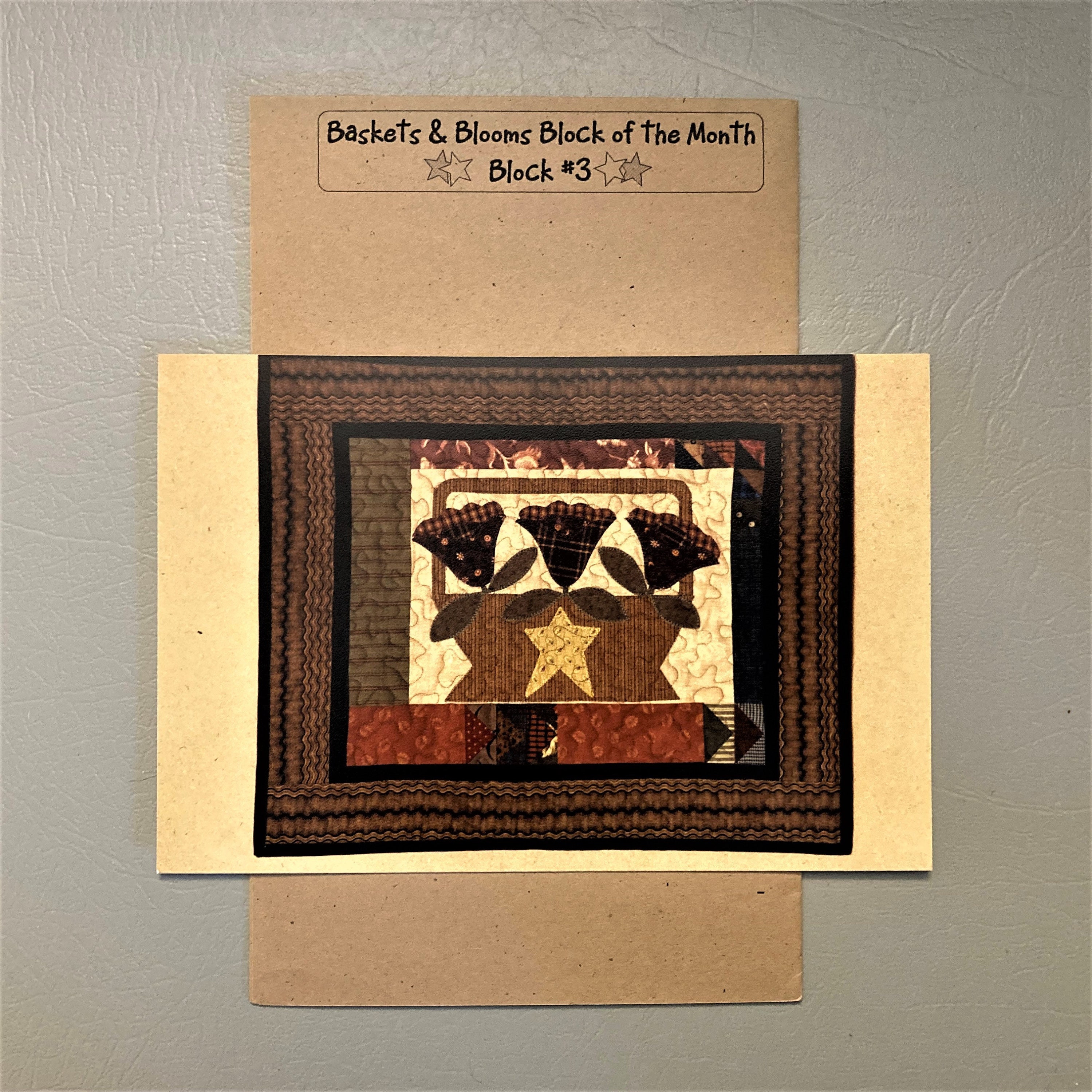 Baskets and Blooms Block of the Month Quilt Block Patterns - Etsy