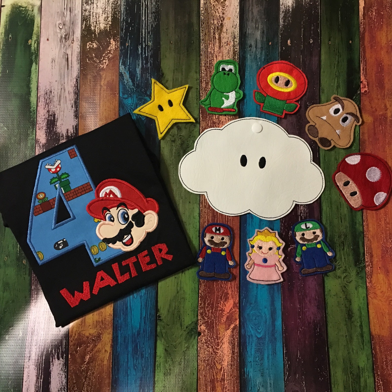 Mario Brothers Finger Puppets Felt Finger Puppets Finger | Etsy