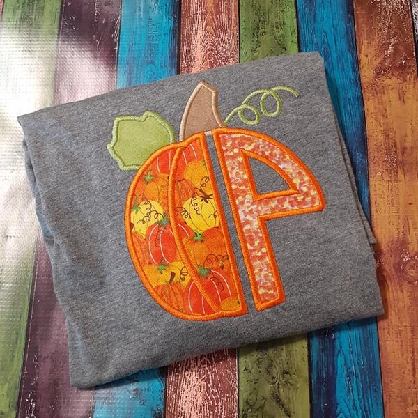 Initial Pumpkin - Etsy