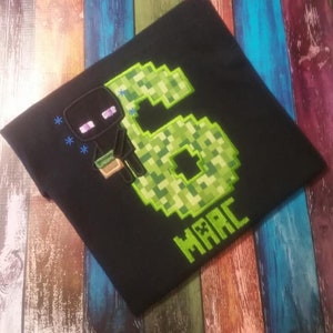 Video Game Birthday Shirt, Boy's Game Shirt, Video Game Party Shirt ...
