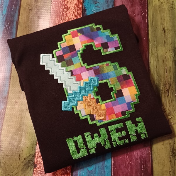 Minecrafter Birthday Shirt - Etsy