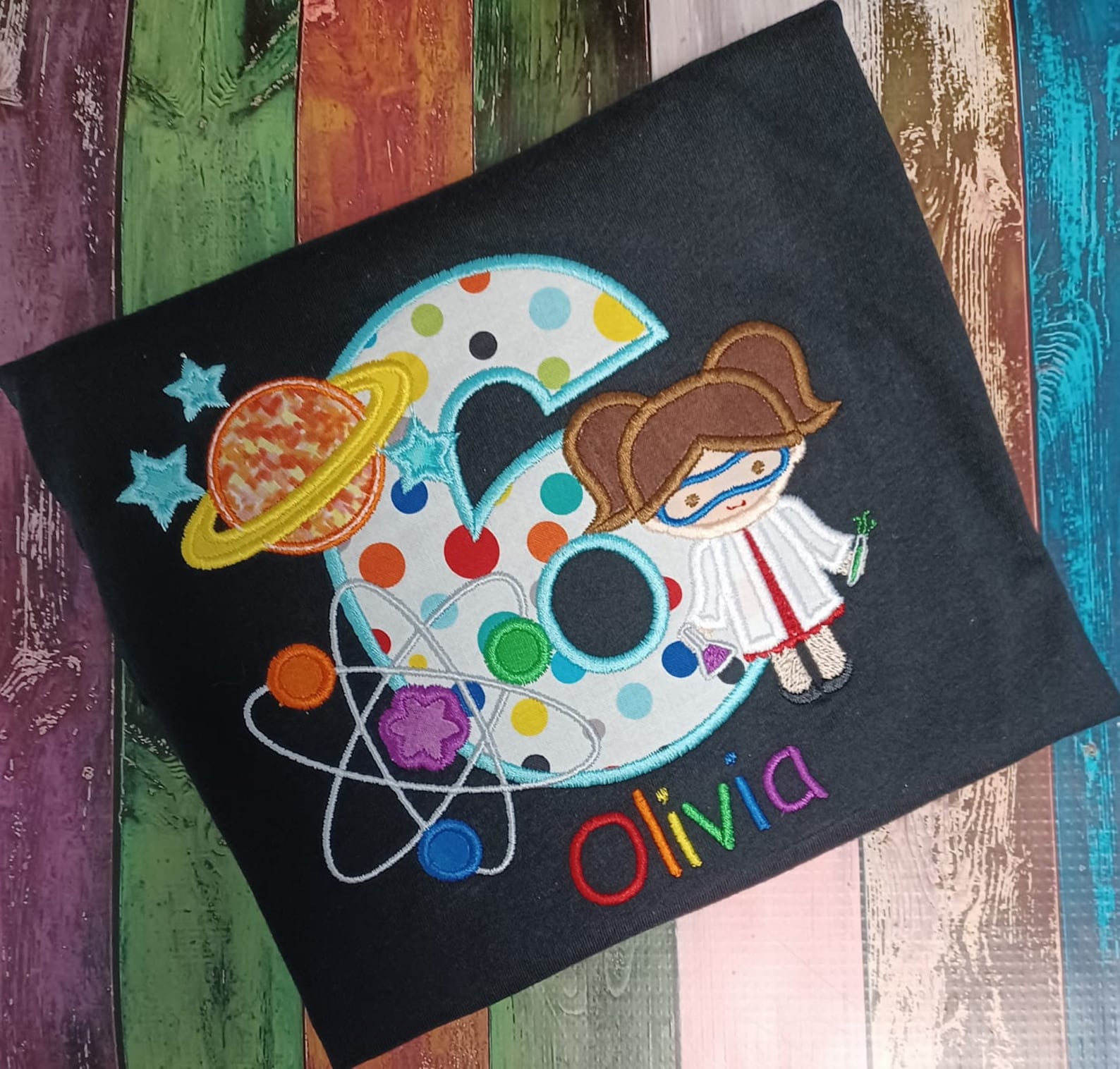 Science Birthday Party Shirt. Girl or Boy Scientist T-shirt. Machine ...