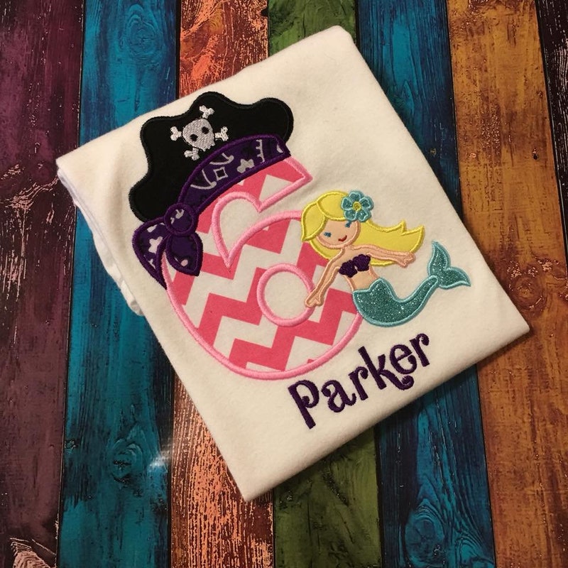 Girls Pirate Shirt - Etsy