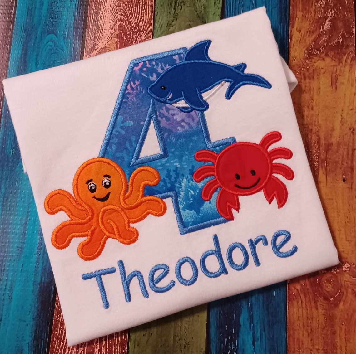 Sea Life Birthday Ocean Animals Shirt Beach Birthday Shirt - Etsy