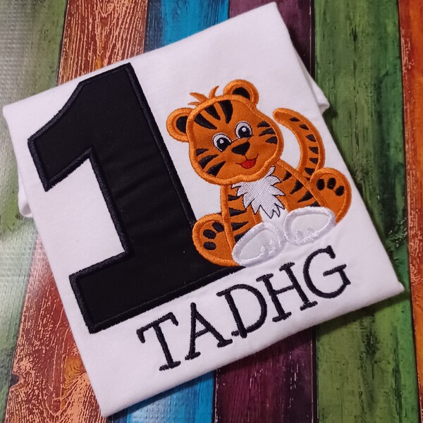 Tiger Applique - Etsy