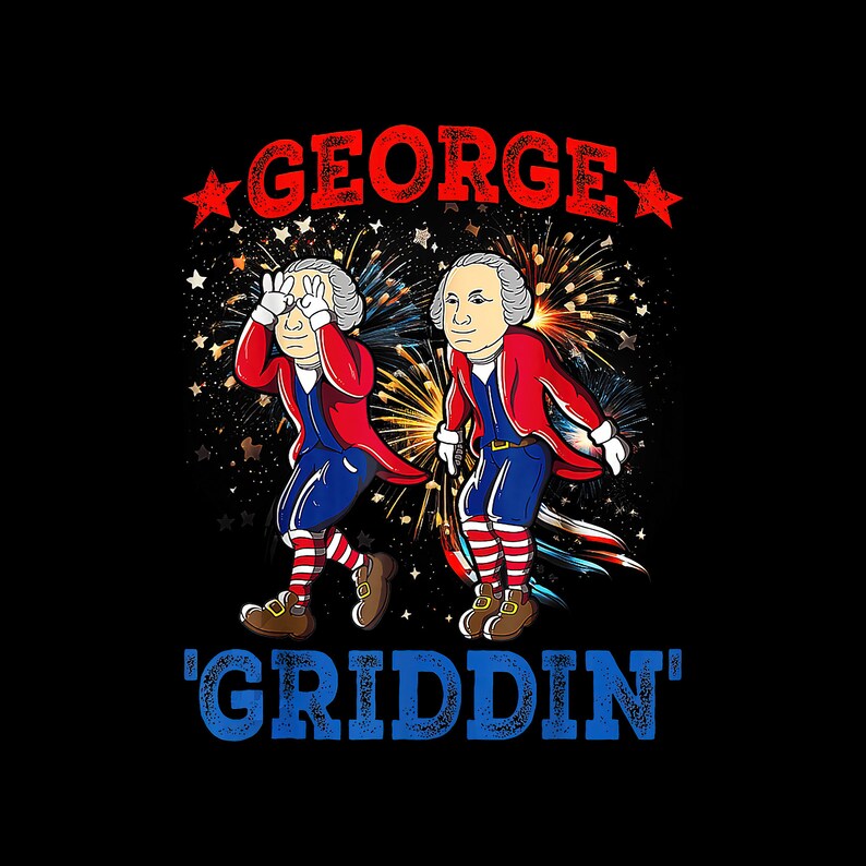 4th of July George Washington Griddy George Griddin Dancing - Etsy