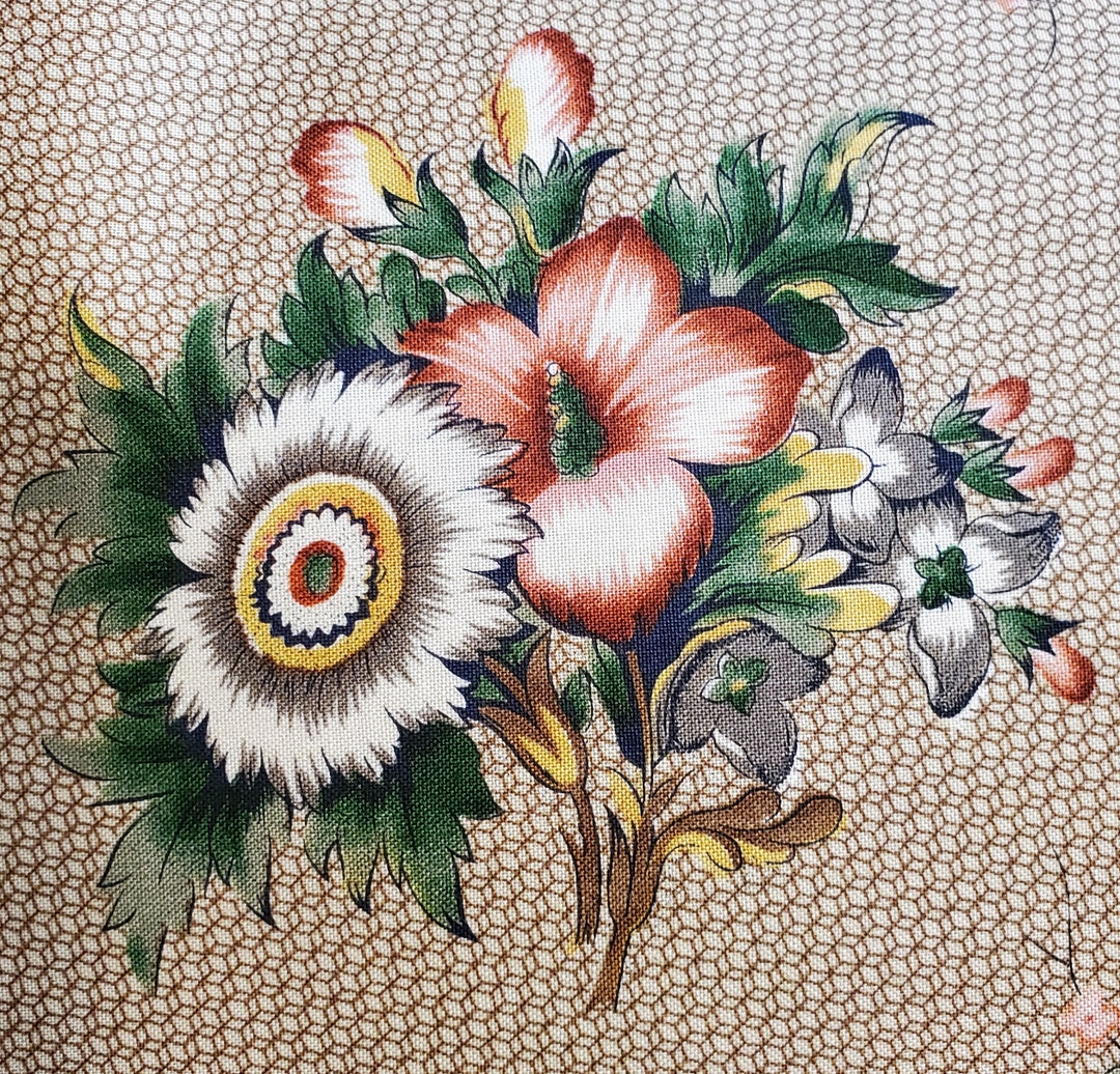 Passion Flower: Virginia Quilt Museum Reproduction - Etsy