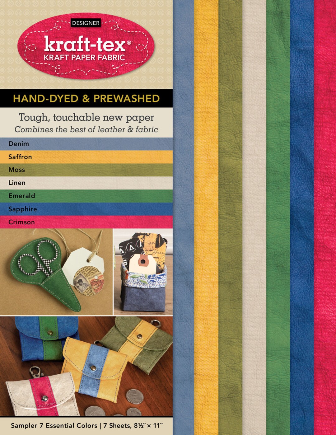 Kraft-tex Hand Dyed & Pre-washed 7 Essentials - Etsy